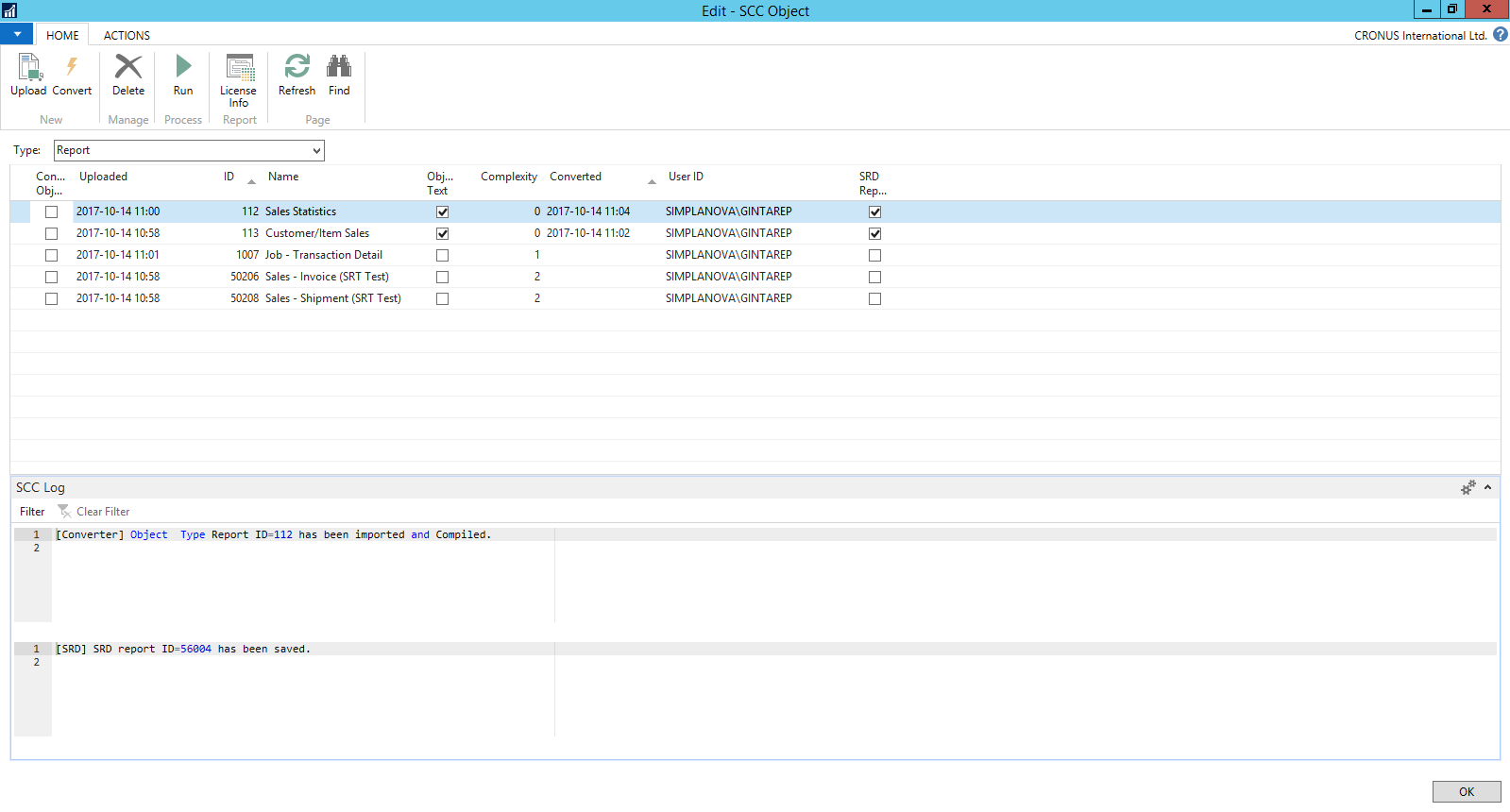 Simplanova Report Converter (V 2.07) | mibuso.com
